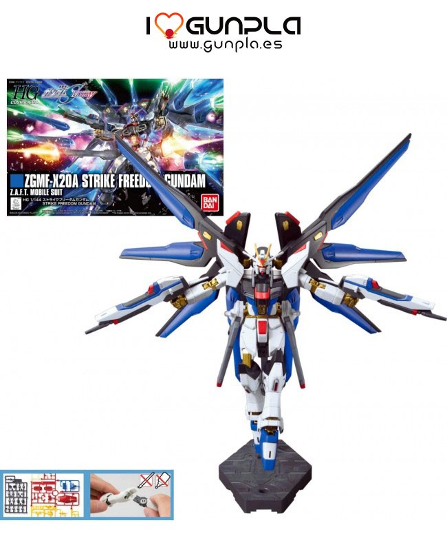 HG GUNDAM STRIKE FREEDOM REVIVE 1/144 | GUNPLA BANDAI MODEL KIT GUNDAM ...